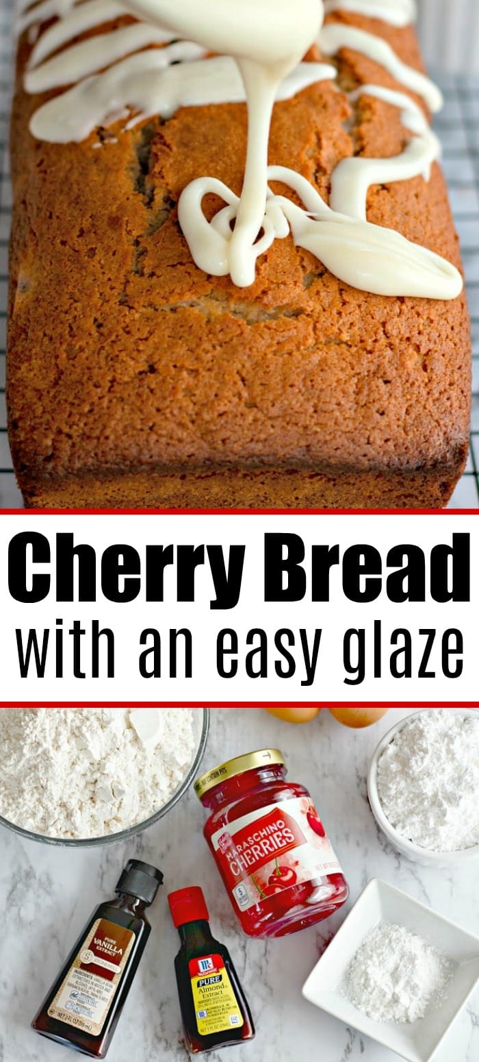 Maraschino Cherry Bread - Maraschino Cherry Almond Bread