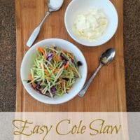Easy Cole Slaw Recipe · The Typical Mom