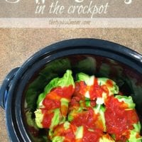 Slow Cooker Stuffed Cabbage Rolls · The Typical Mom