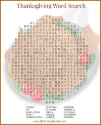 4 FREE Thanksgiving Bingo Printables PDF Game Cards