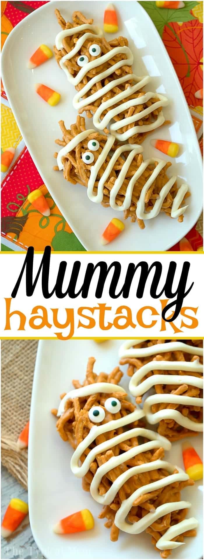 Halloween Haystacks (No Bake)