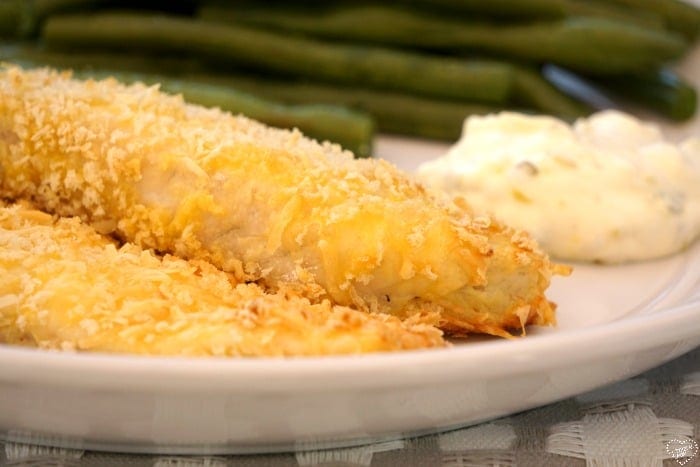 Oven Fried Fish (with Panko Breadcrumbs)