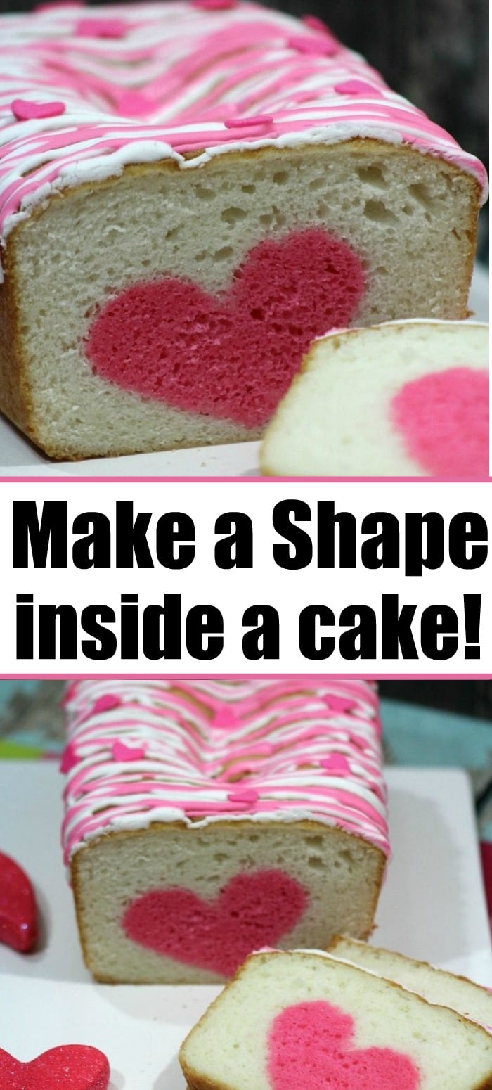 Surprise Cake with Heart Shape Inside