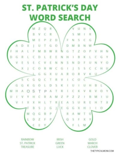 Free Printable Shamrock Coloring Pages (PDF)