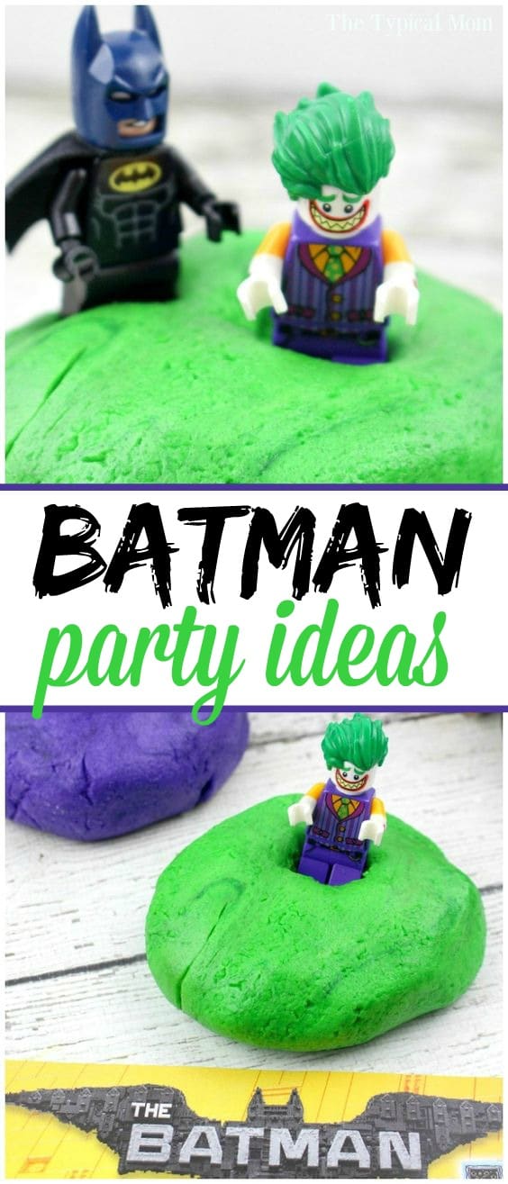 Batman Birthday Party Ideas - Playdough Crafts Food Activities