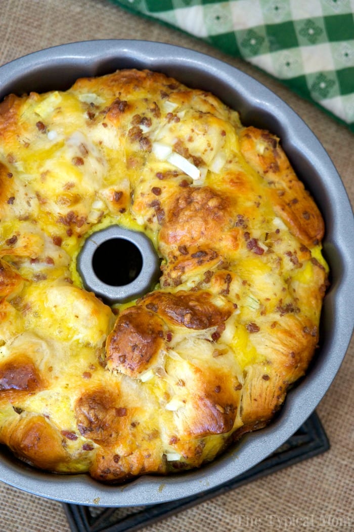 Bacon Egg And Cheese Breakfast Bundt Cake Video Bacon Egg And Cheese Breakfast Bundt Cake Video