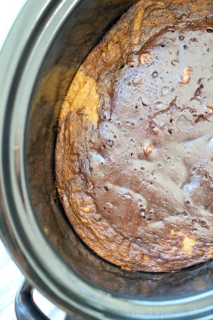 Crockpot Brookies - Easy Slow Cooker Brownies Recipe