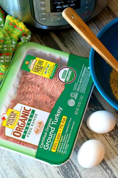 Easy Instant Pot Turkey Meatloaf (1 Pound)