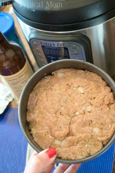 Easy Instant Pot Turkey Meatloaf (1 Pound)