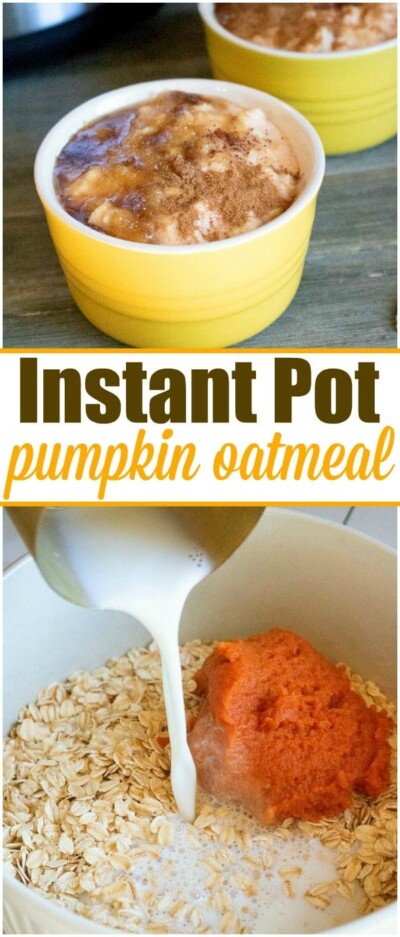 Easy Instant Pot Oatmeal with Apples - Ninja Foodi Oatmeal