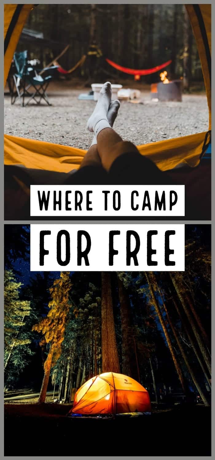 1001+ Places You Can Camp For Free - Free Campsites Near Me