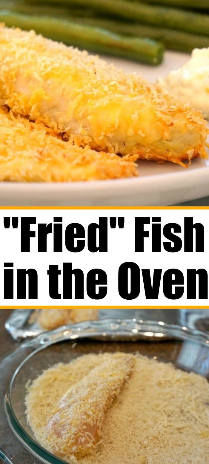 Oven Fried Fish (with Panko Breadcrumbs)