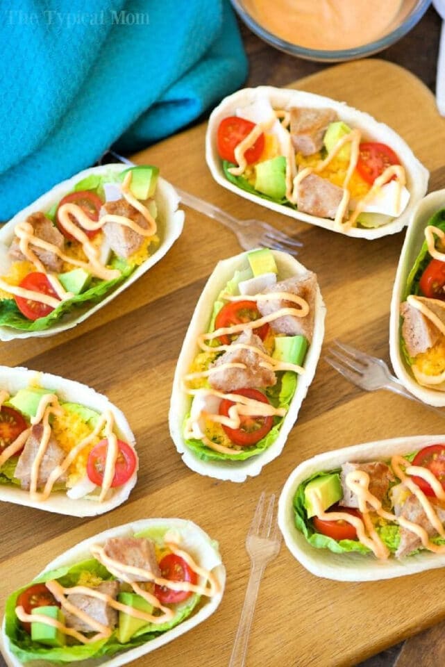 Taco Burger Boats · The Typical Mom