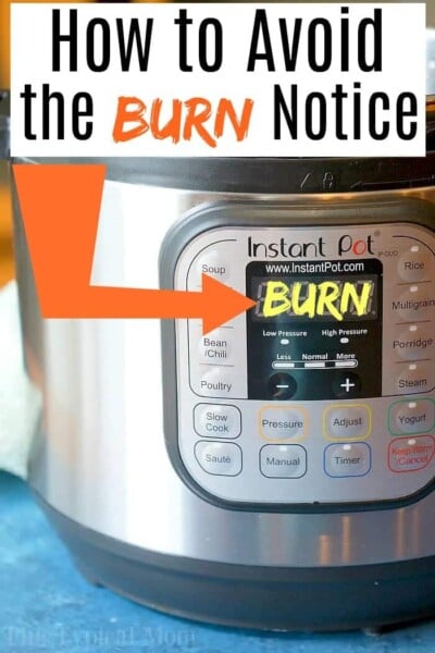 Burn on Instant Pot - What to Do + Video Guide