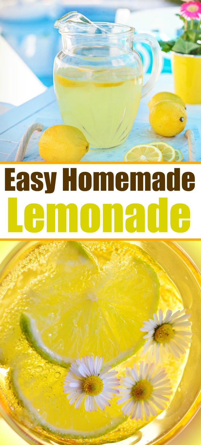 Fresh Squeezed Lemonade Recipe (3 Ingredients)