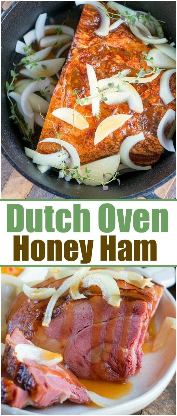 Best Dutch Oven Ham Recipe (with Glaze)