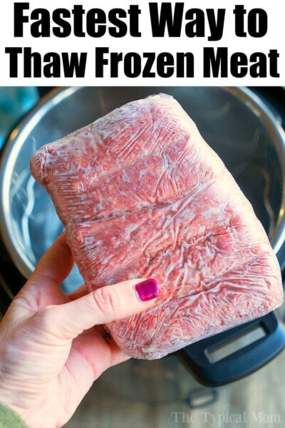 Instant Pot Frozen Ground Beef (Time)