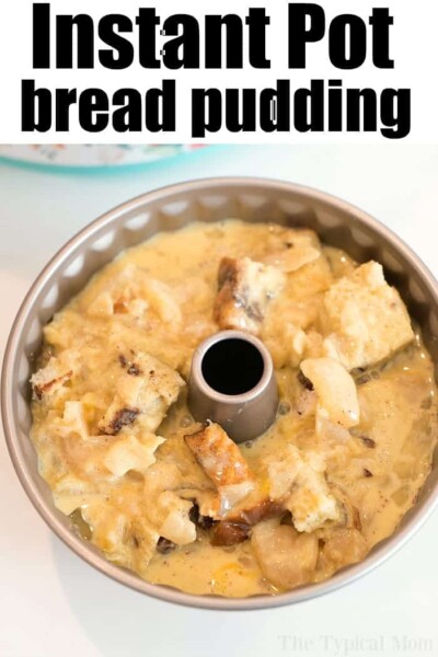 Instant Pot Bread Pudding (Ninja Foodi Bread Pudding Recipe)