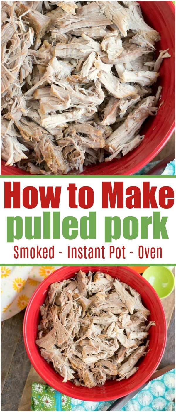 How to Cook Pulled Pork in Oven, Smoker, Slow Cooker to Tender
