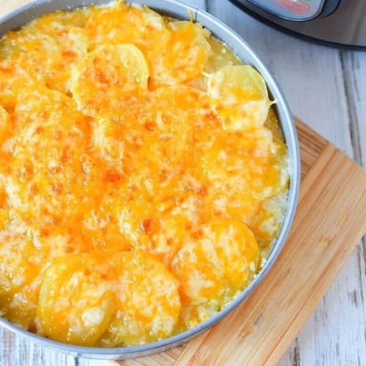 Instant Pot Scalloped Potatoes (Boxed or Homemade)