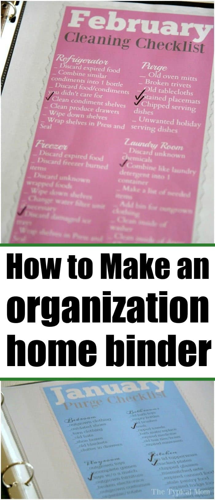 Ultimate Home Organization Binder – Monthly Printables
