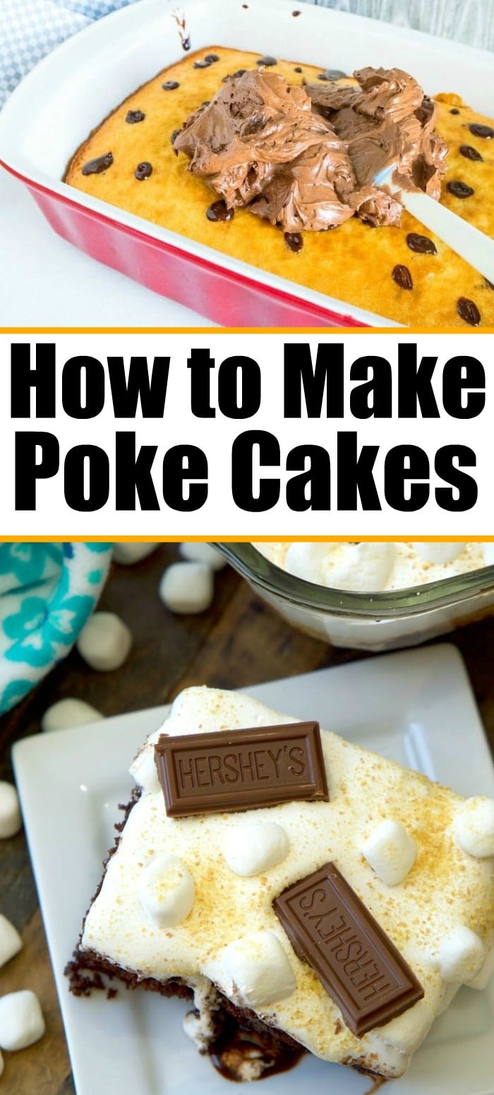 How to Make a Poke Cake with Cake Mix Step by Step