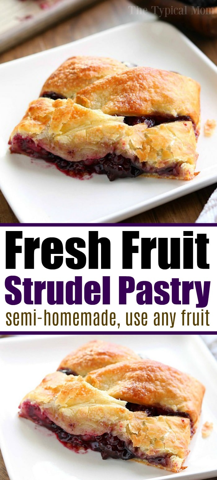 Strudel Pastry (with Puff Pastry)