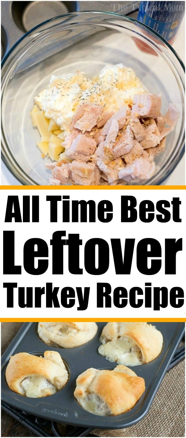 Best Leftover Turkey Recipe with Crescent Rolls - Turkey Turnovers