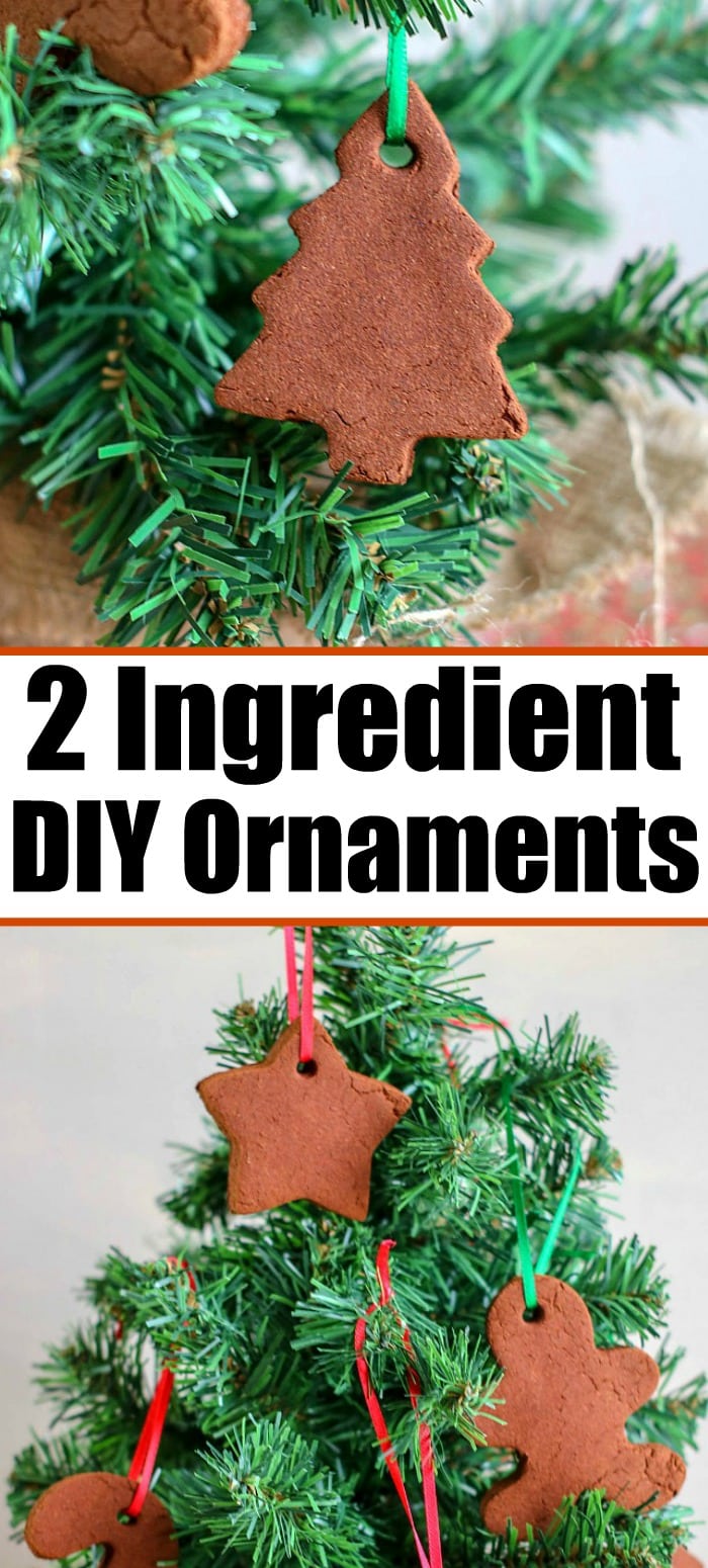 2 Ingredient Cinnamon Ornament Recipe - Applesauce Ornaments