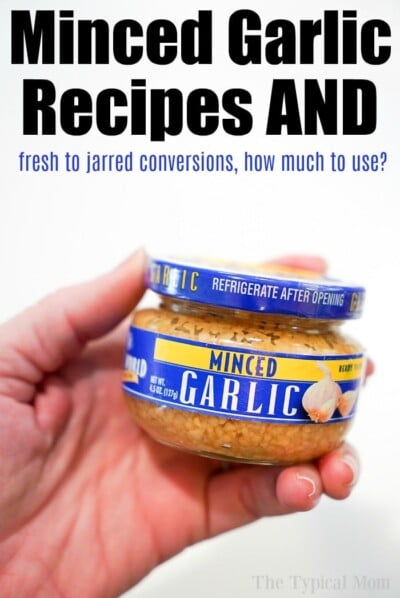 Cloves to Minced Garlic Conversion Chart PDF - Substitutions