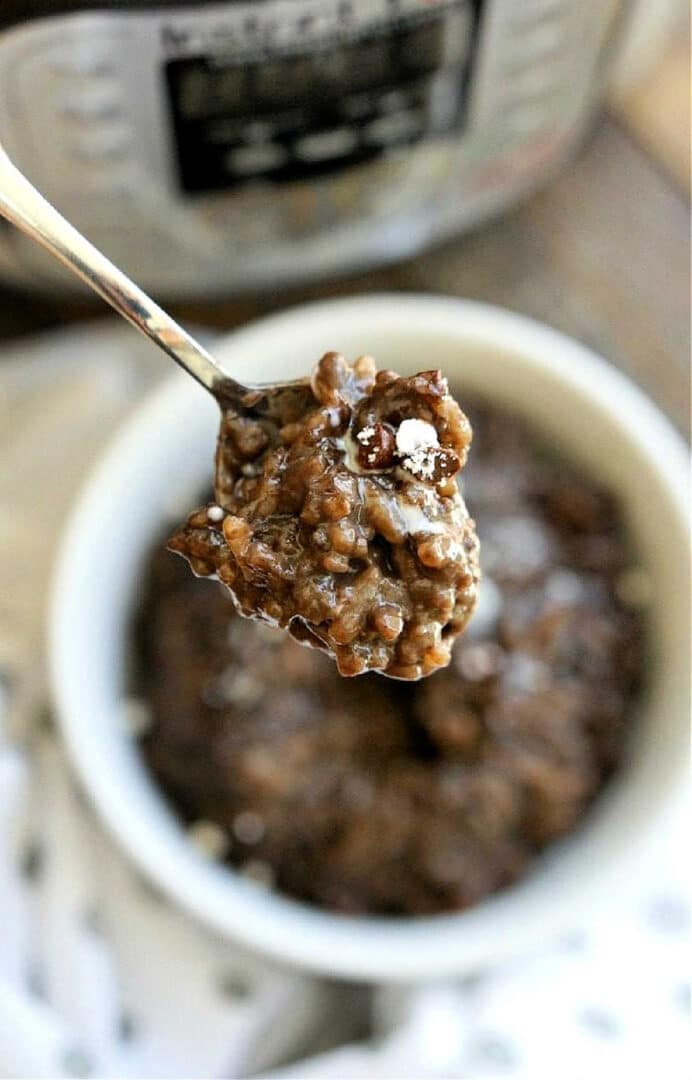 Instant Pot - Crockpot Expres - Ninja Food Chocolate Rice Pudding