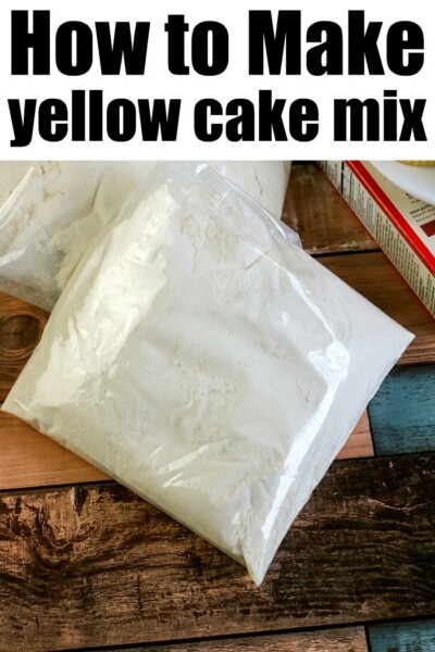 Homemade Yellow Cake Mix Recipe (Duncan Hines Copycat)