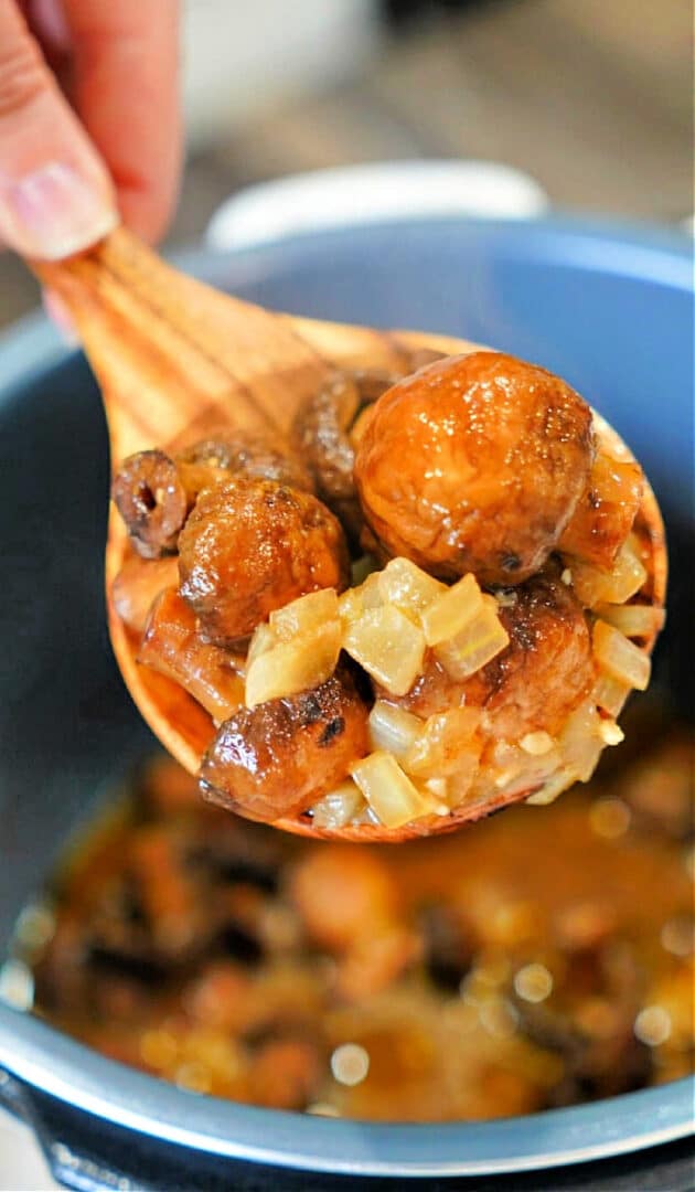 Instant Pot Mushrooms - Pressure Cooker Ninja Foodi Mushrooms