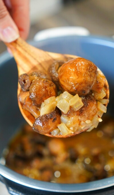 Instant Pot Mushrooms (Ninja Foodi Mushrooms)