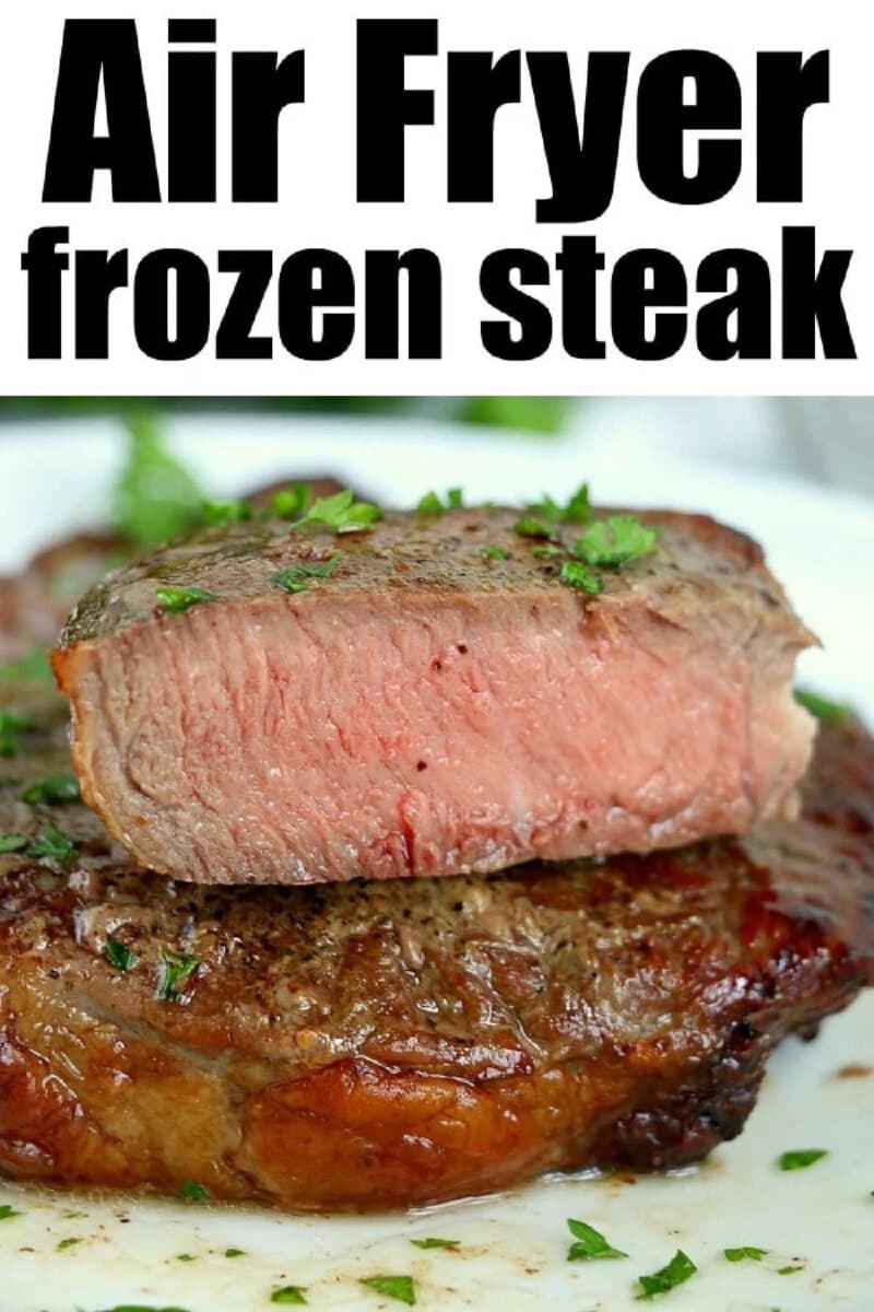 Frozen Steak in Air Fryer (Ninja Foodi Frozen Steak)
