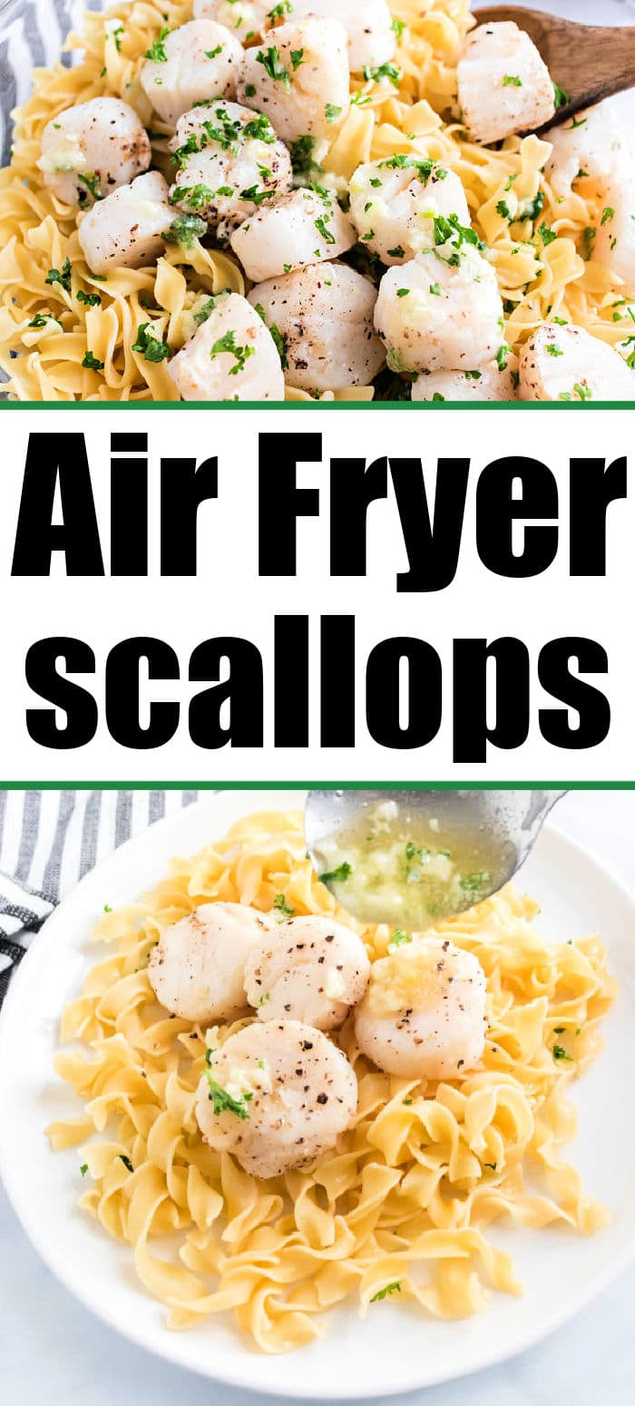 Buttery Air Fryer Scallops (Frozen or Fresh)