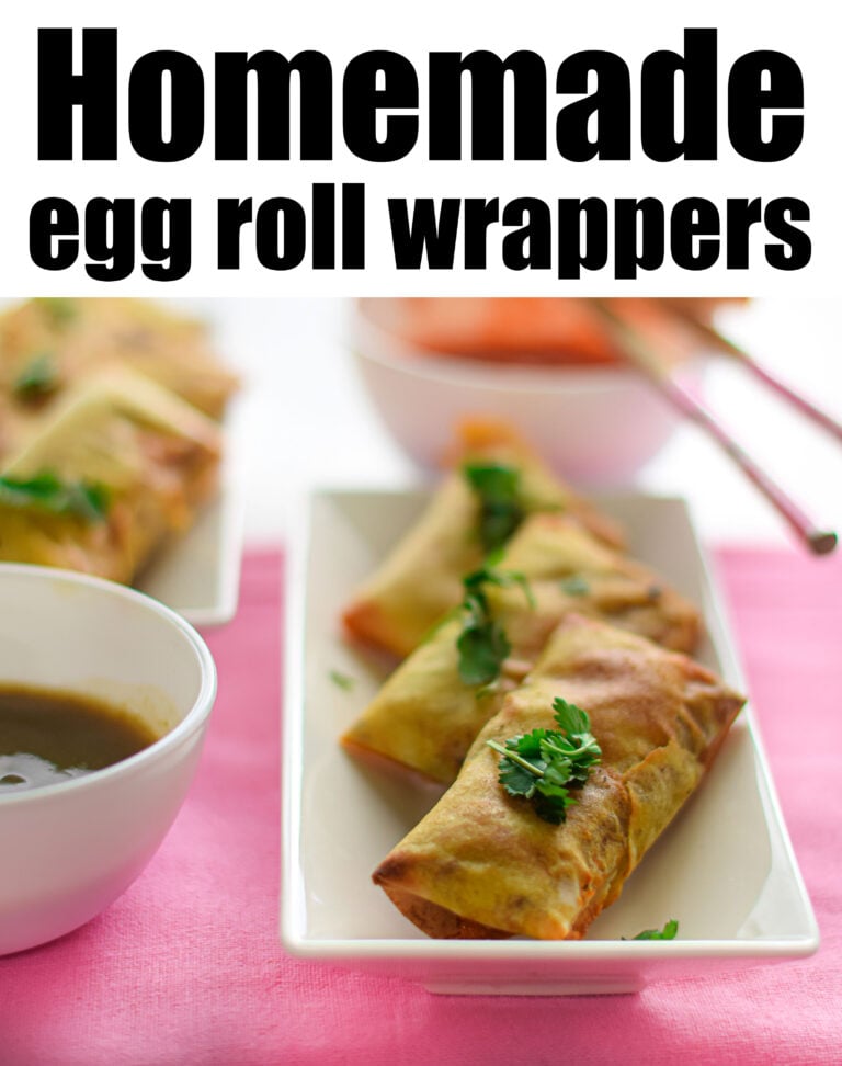 How to Make Homemade Egg Roll Wrappers from Scratch