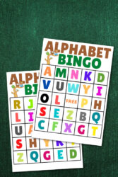 Free Alphabet Bingo Printable Game PDF - Alphabet Game for Kids