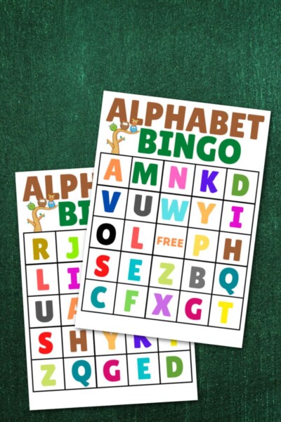 Free Alphabet Bingo Printable Game PDF - Alphabet Game for Kids