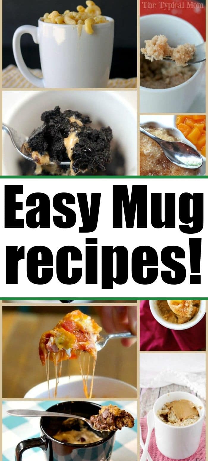 Easy Mug Recipes (for Dinner or Dessert)