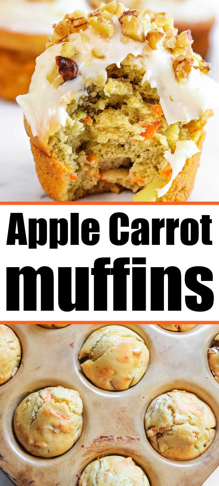 Apple Carrot Muffins (Sunshine Muffins)