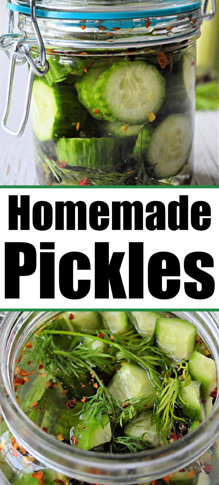 Homemade Dill Pickles (No Boil)
