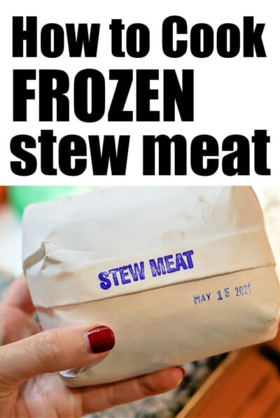 Instant Pot Frozen Stew Meat Recipe (with Gravy)