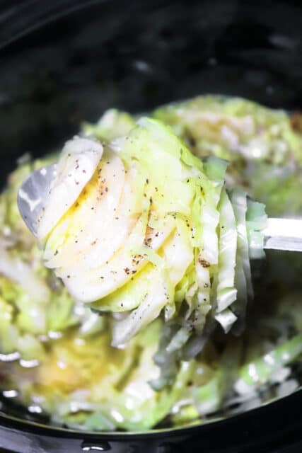 Slow Cooker Cabbage (Buttered)