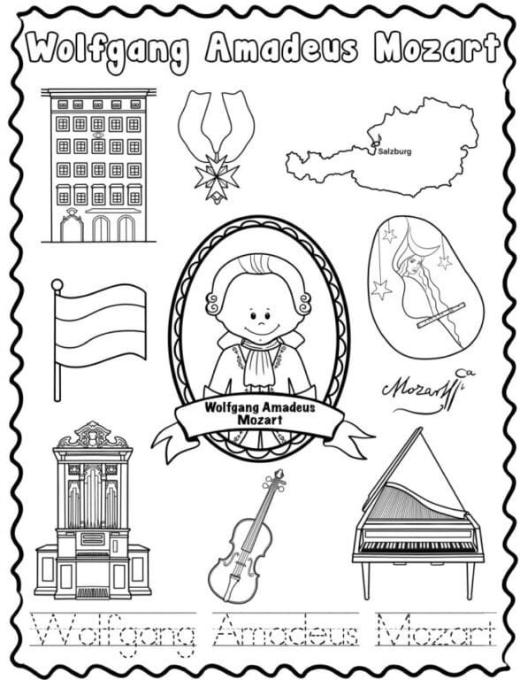 Free Music Coloring Pages - Musician Coloring Pages Printables