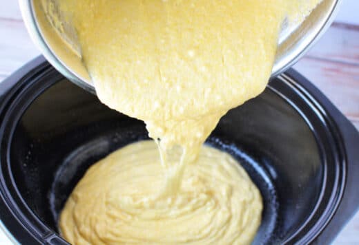 Crockpot Cornbread (with Jiffy Muffin Mix)