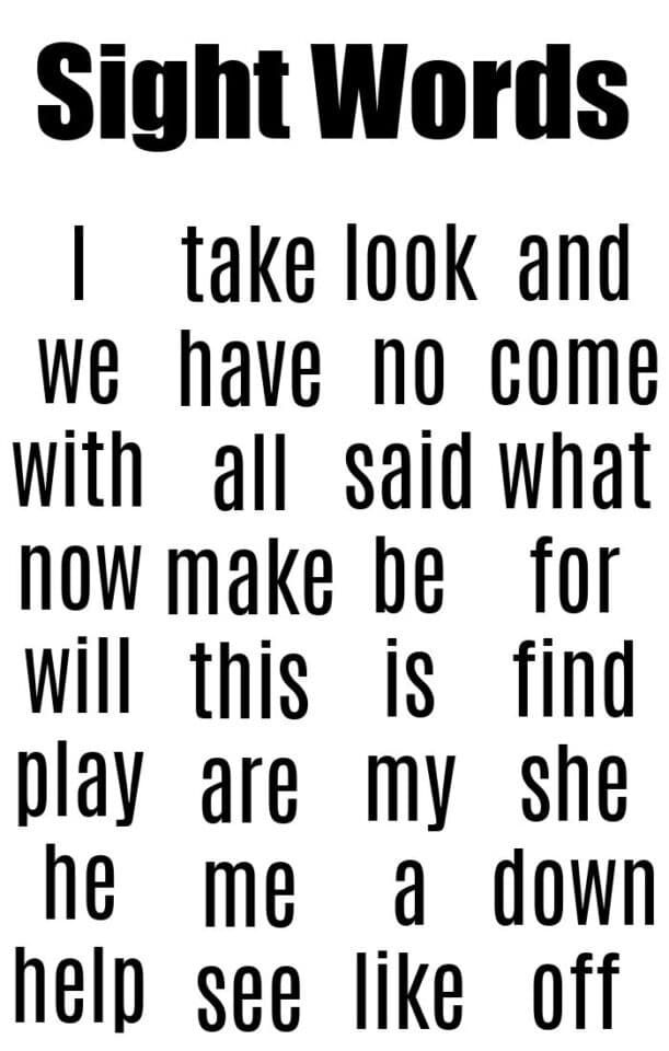 Free Sight Word Coloring Pages (Color By Number)