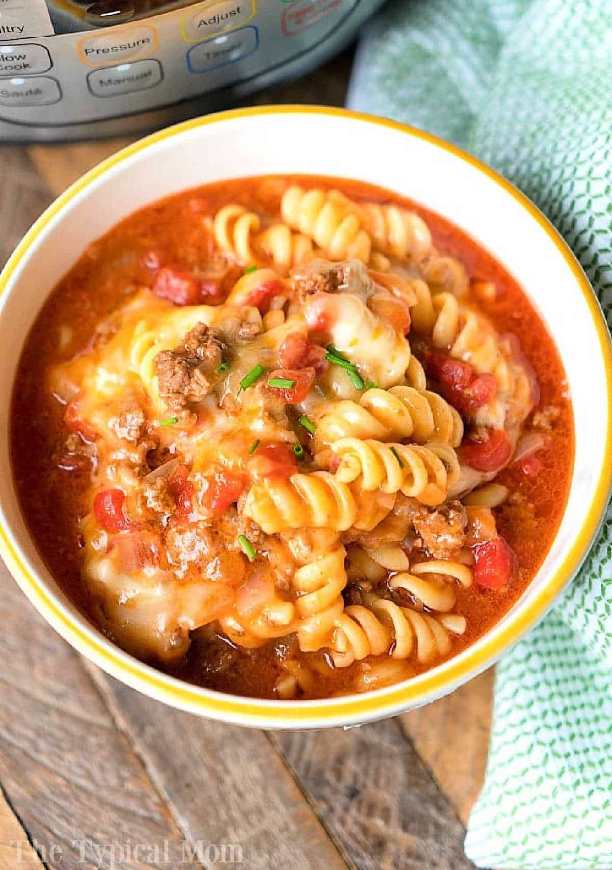 Ninja Foodi Taco Pasta (Creamy)