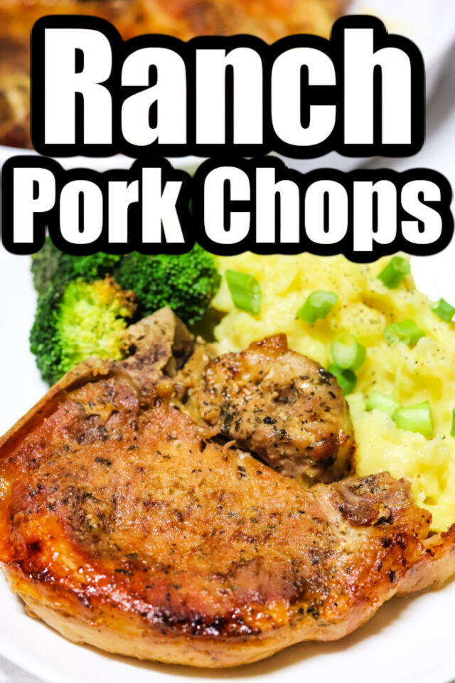 3 Ingredient Hidden Valley Slow Cooker Ranch Pork Chops