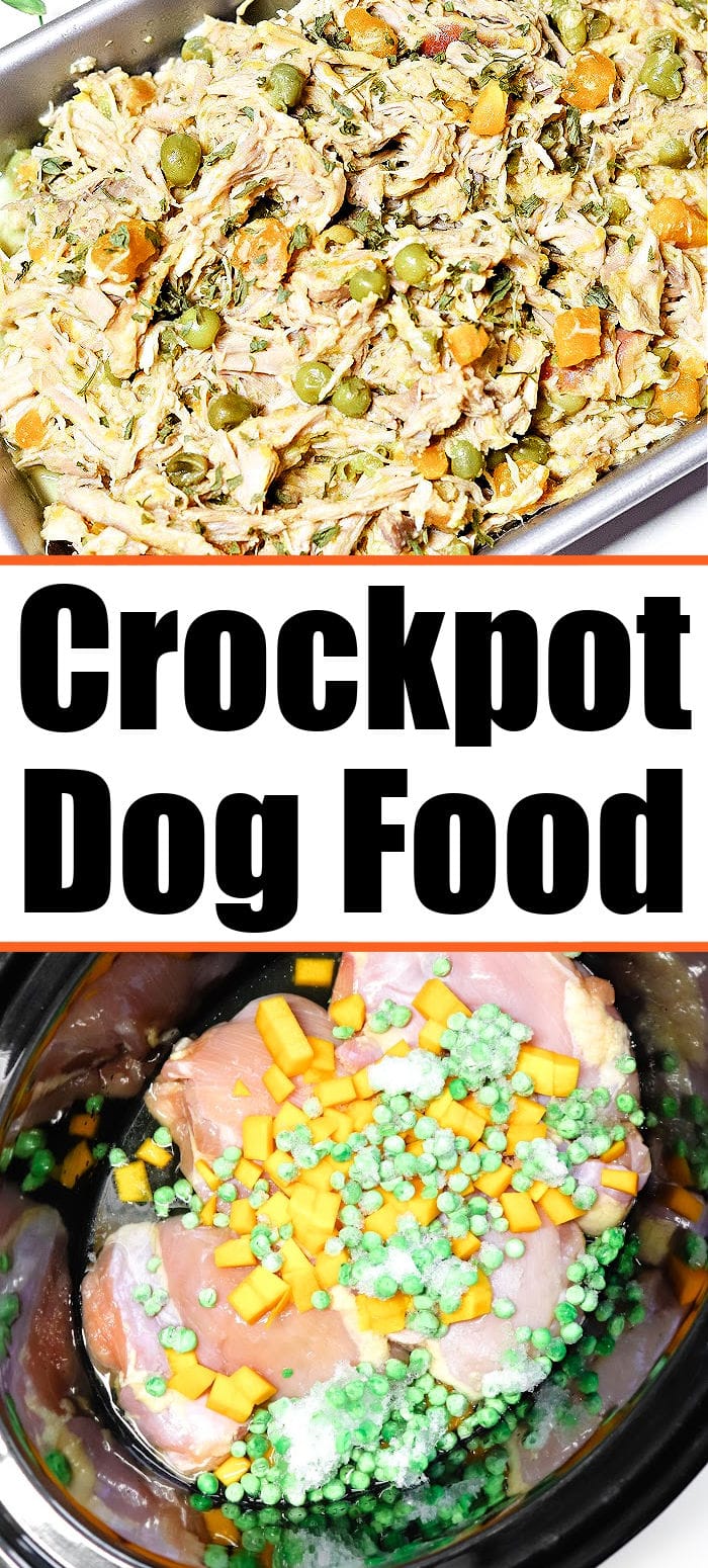 Crockpot Dog Food with Chicken (No Rice)